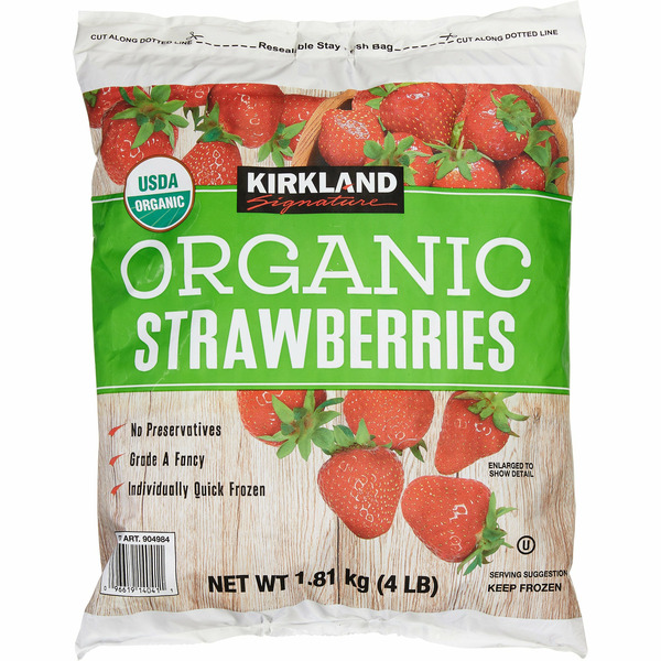 Costco Kirkland Signature Organic Strawberries, 4 lb Same-Day Delivery ...