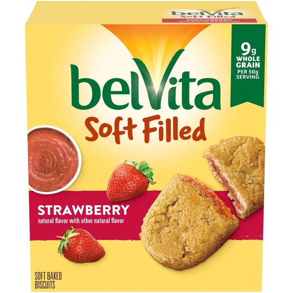 belVita Soft Filled Strawberry Soft Baked Biscuits (1.76 oz) - Instacart