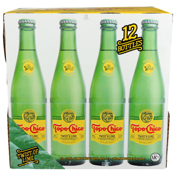 Sprouts Farmers Market Topo Chico Mineral Water Twist Of Lime Glass ...