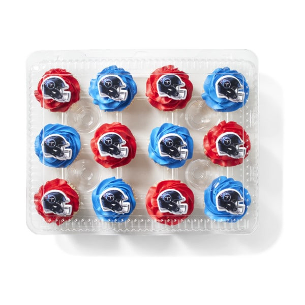 NFL Tennessee Titans Cupcakes 12-count With Buttercream Icing Same-Day ...