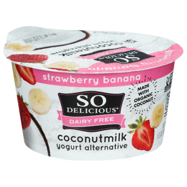 So Delicious Dairy Free Coconut Milk Strawberry Banana Same-Day ...