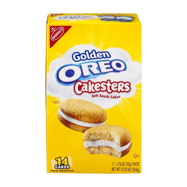 Oreo Nabisco Golden Oreo Cakesters Soft Snack Cakes - 14 CT (1.76 oz ...