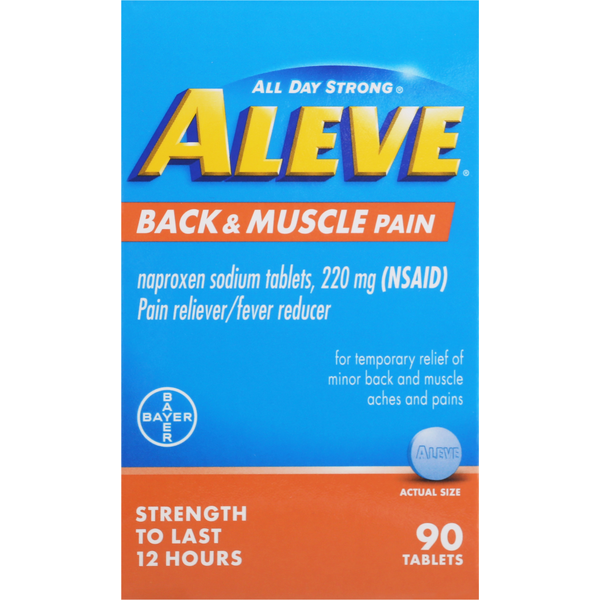 Safeway Aleve Back & Muscle Pain, 220 mg, Tablets Same-Day Delivery or ...