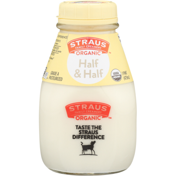 Sprouts Farmers Market Straus Family Creamery Organic Half & Half Same ...