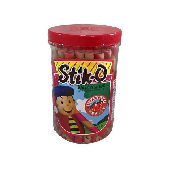 Stik-O Strawberry Wafer Stick (280 g) - Instacart