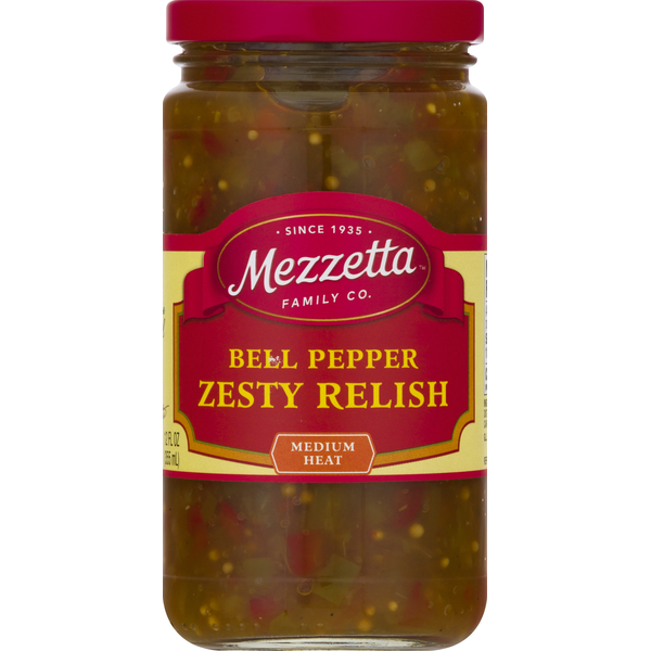 Mezzetta Relish, Zesty, Bell Pepper, Medium Heat (12 oz) - Instacart