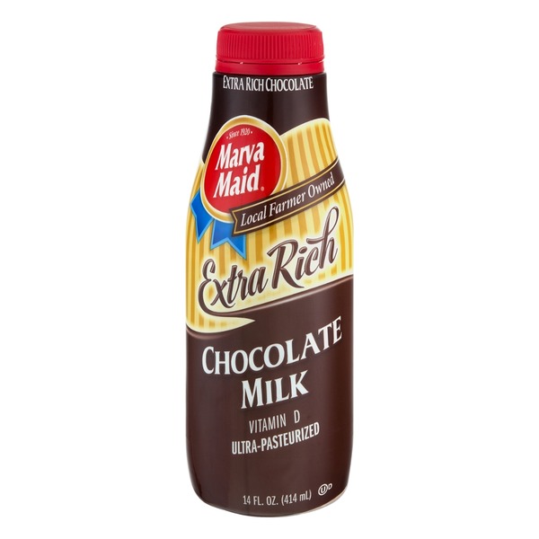 Marva Maid Extra Rich Ultra-Pasteurized Chocolate Milk (14 fl oz ...