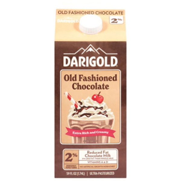 Safeway Darigold Milk, 2% Reduced Fat, Chocolate, Old Fashioned Same ...