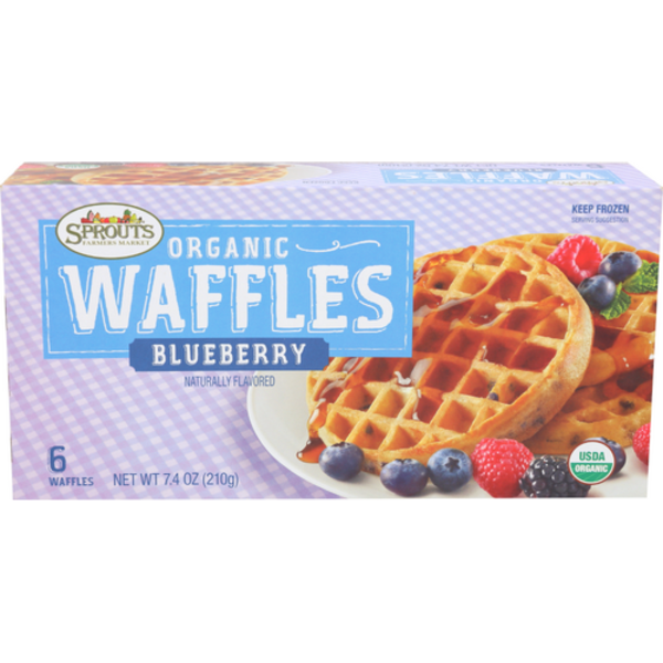 Sprouts Farmers Market Sprouts Waffles-Organic-Blueberry Same-Day ...