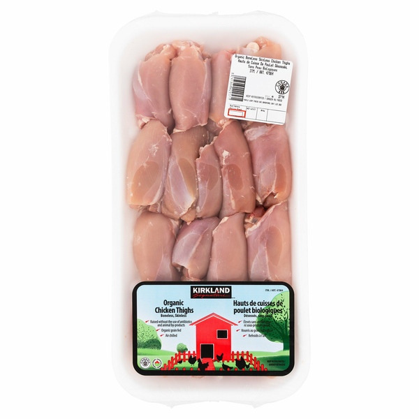 Kirkland Signature Organic Boneless & Skinless Chicken Thighs Same-Day ...