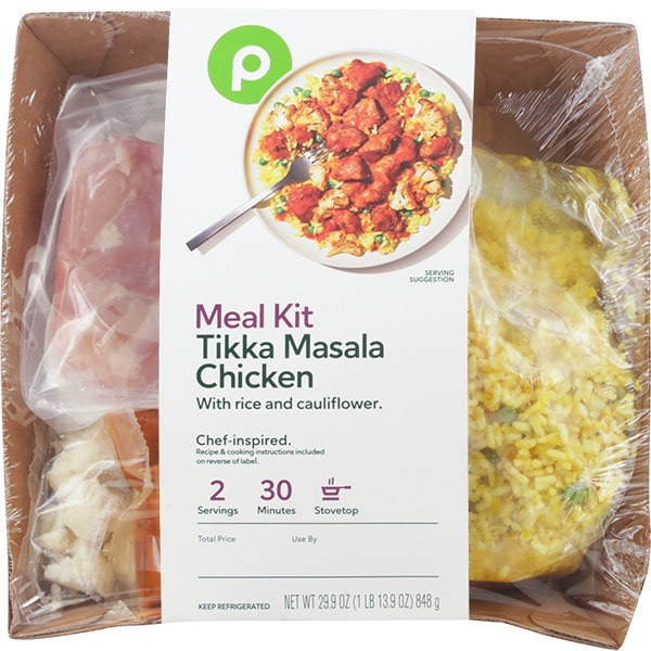 Publix Meal Kit, with Rice and Cauliflower, Tikka Masala Chicken Same ...
