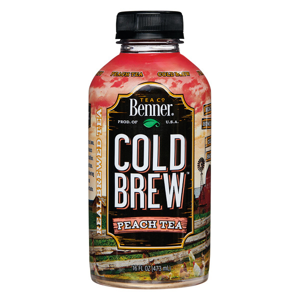 Benner Tea Co Peach Cold Brew Tea Same-Day Delivery or Pickup | ALDI