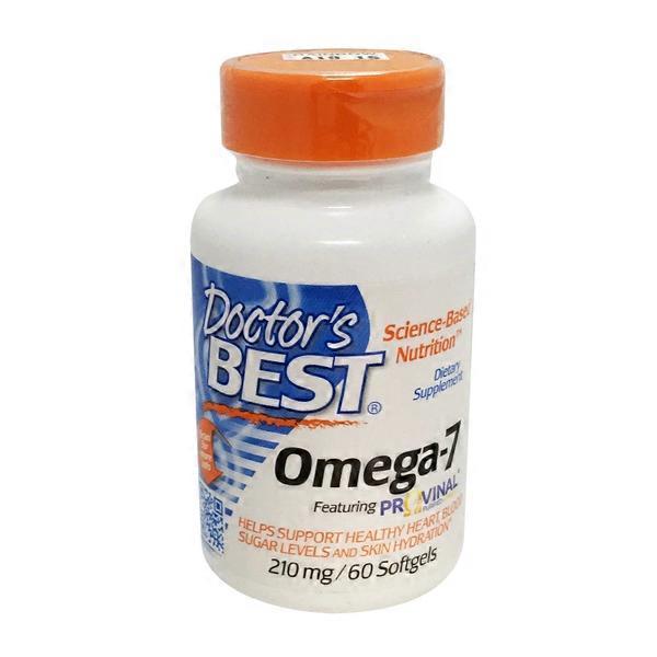 Doctor's BEST Omega-7 Featuring Provinal Supplement (60 ct) - Instacart