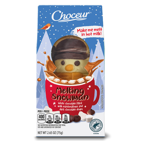 ALDI Winternacht Hot Cocoa Melting Chocolate Snowman Same-Day Delivery ...