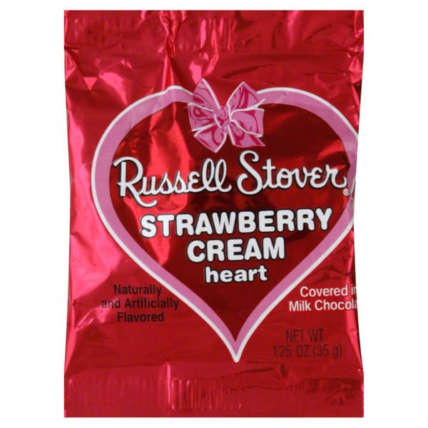 Russell Stover Cream Heart, Strawberry (1.25 oz) - Instacart