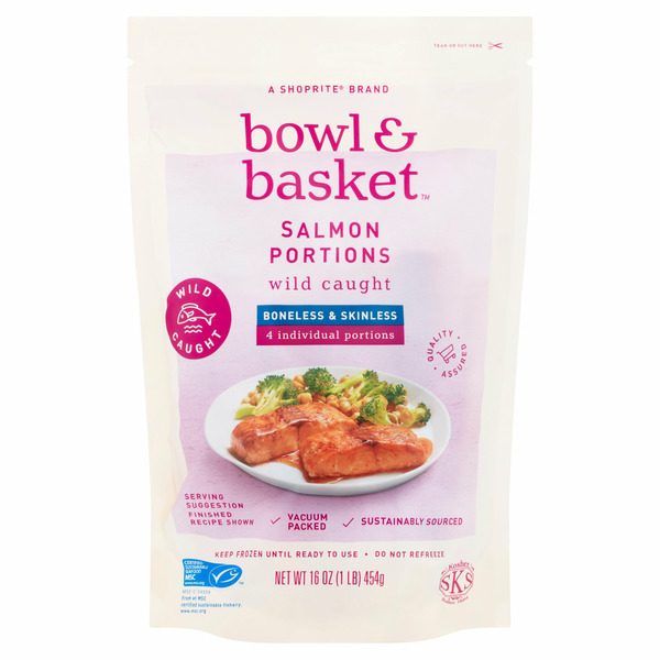 ShopRite Bowl & Basket Boneless & Skinless Salmon Portions Same-Day ...