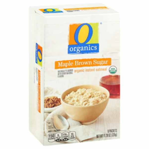 Safeway O Organics Instant Oatmeal, Organic, Maple Brown Sugar Pickup ...