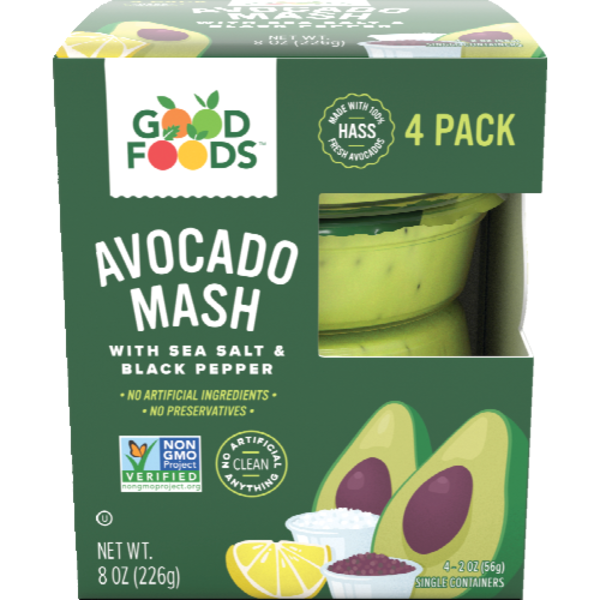 Good Foods Avocado Mash with Sea Salt & Black Pepper Same-Day Delivery ...