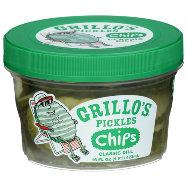 Grillo's Pickle Chips, Fresh, Classic Dill Same-Day Delivery or Pickup ...