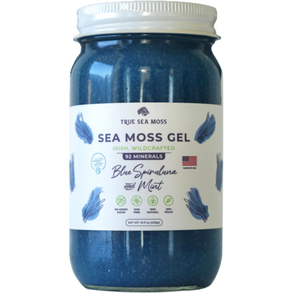 True Sea Moss Blue Spirulina and Raspberry Sea Moss Gel Superfood Same-Day Delivery or Pickup ...