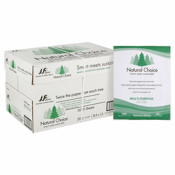 Costco Norpac Natural Choice Multi-Purpose Copy Paper - White Same-Day ...