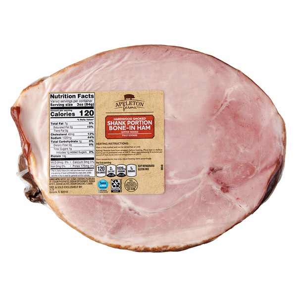Appleton Farms Smoked Ham Shank Portion Same-Day Delivery or Pickup | ALDI