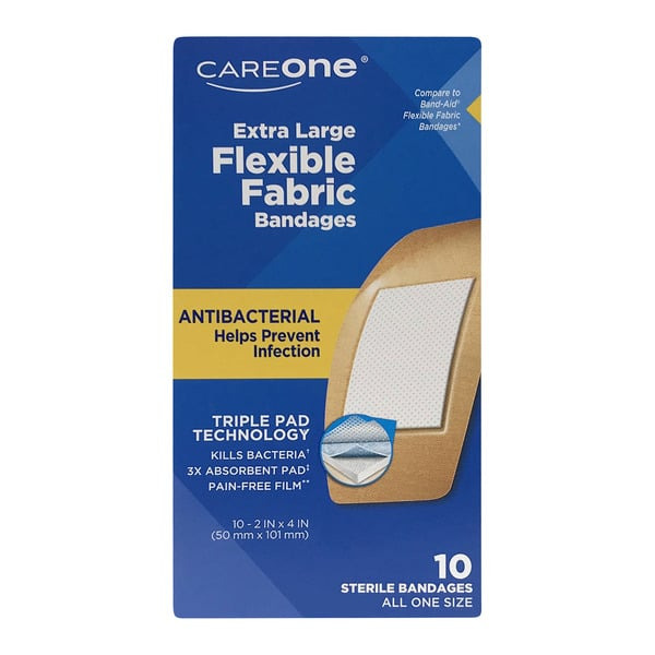 Food Lion CareOne Extra Large Flexible Fabric Bandages Same-Day ...