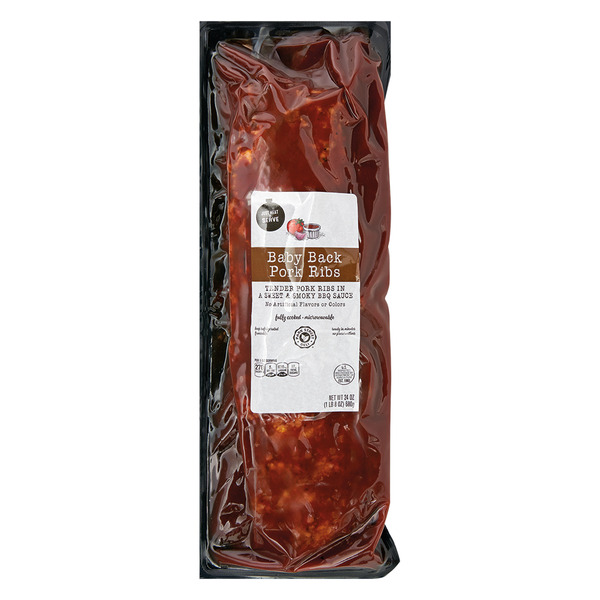 Park Street Deli Fully Cooked Sweet & Smoky Pork Ribs Same-Day Delivery ...