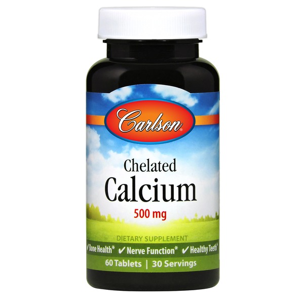 Carlson Labs Chelated Calcium (60 ct) - Instacart