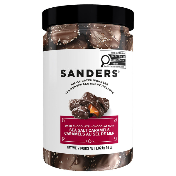 Sanders Dark Chocolate Sea Salt Caramels Same-Day Delivery | Costco