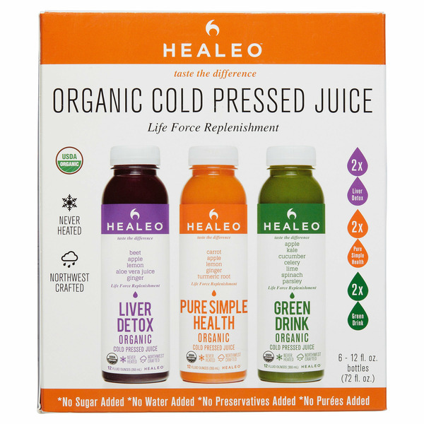 Healeo Organic Cold Pressed Juice Same-Day Delivery | Costco