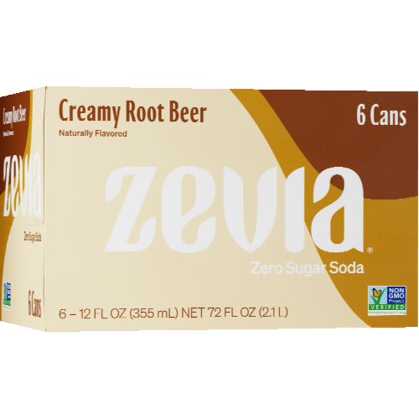 Zevia Zero Sugar Creamy Root Beer Soda Same-Day Delivery or Pickup ...