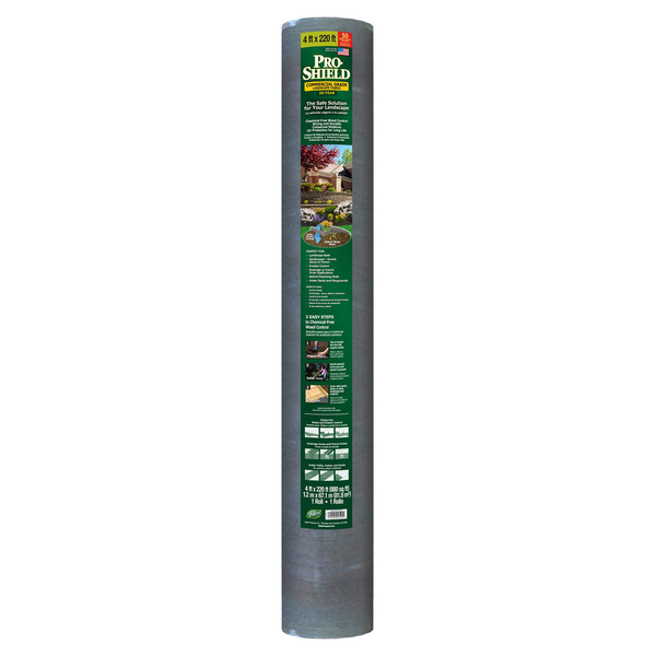 Dalen Pro Shield Landscape Fabric With 50 Staples, 4 ft x 220 ft Same ...