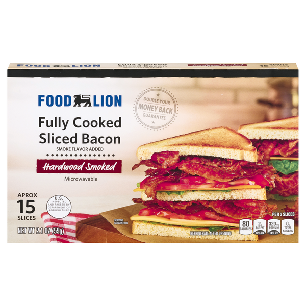 Food Lion Food Lion Sliced Hardwood Smoked Bacon Same-Day Delivery or ...