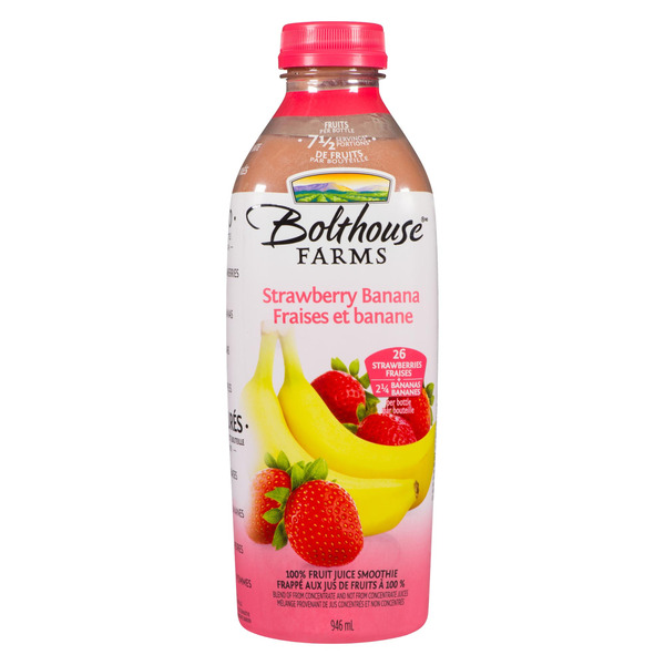 Bolthouse Farms Strawberry Banana 100% Fruit Juice Smoothie Same-Day ...