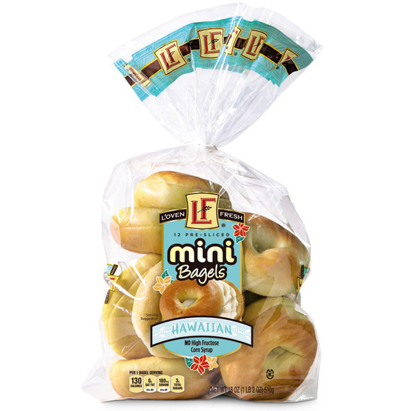 L'oven Fresh Mini Hawaiian Bagels Same-Day Delivery or Pickup | ALDI