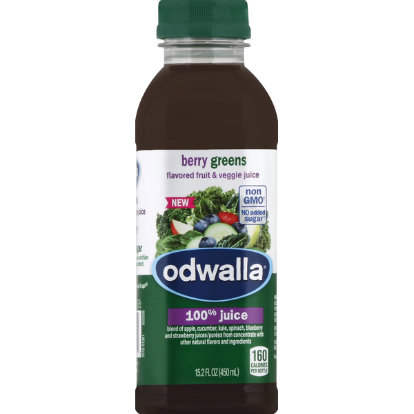 Odwalla 100% Juice, Berry Greens (15.2 oz) - Instacart