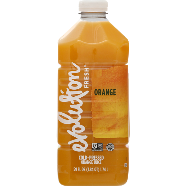 Evolution Fresh Pure Orange Cold-Pressed Orange Juice (59 fl oz ...