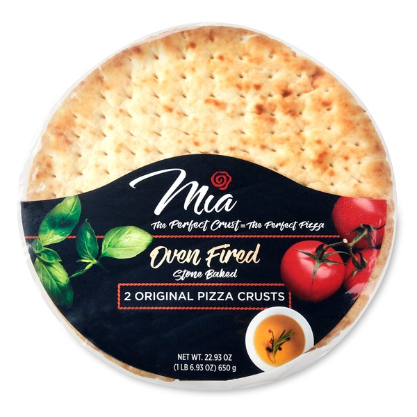 Walmart Mia Oven Fried Stone Baked Original Pizza Crusts Same-Day ...
