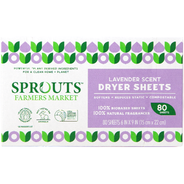 Sprouts Lavender Scented Dryer Sheets Same-Day Delivery or Pickup ...
