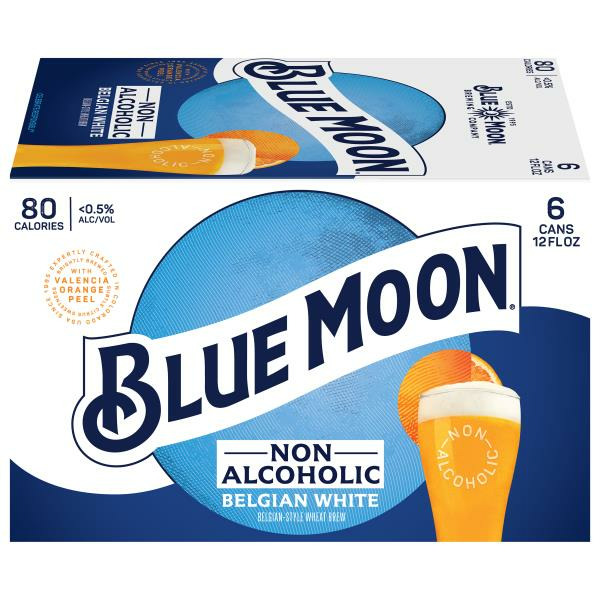 Blue Moon Non-Alcoholic Wheat Beer Same-Day Delivery or Pickup | Publix