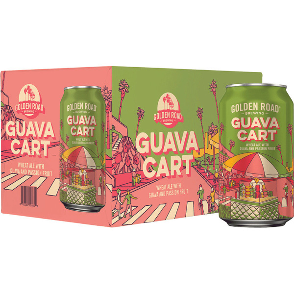 Golden Road Guava Cart Golden Road Guava Cart Craft Beer 6 Pack, 12 Fl ...