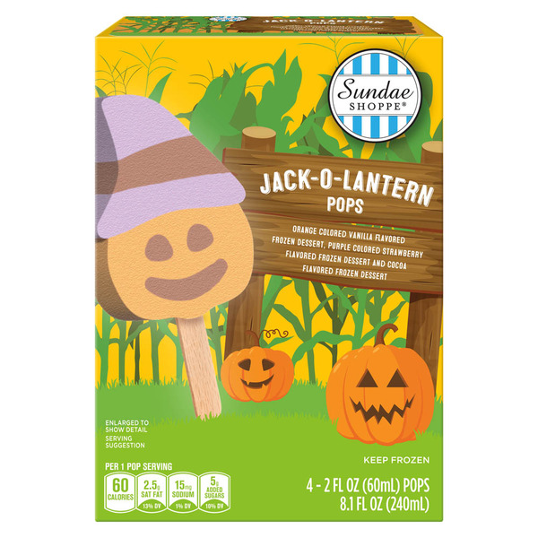 Sundae Shoppe Jack O Lantern Character Pops Same-Day Delivery or Pickup ...