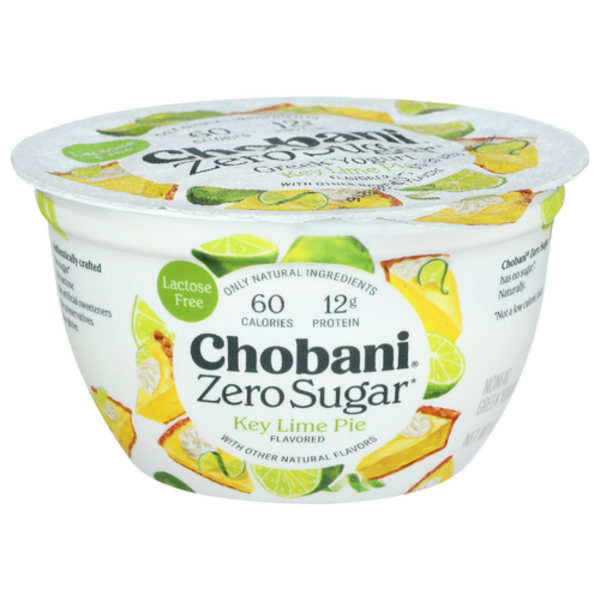 Chobani Yogurt, Greek, Nonfat, Zero Sugar, Key Lime Pie Flavored Same ...