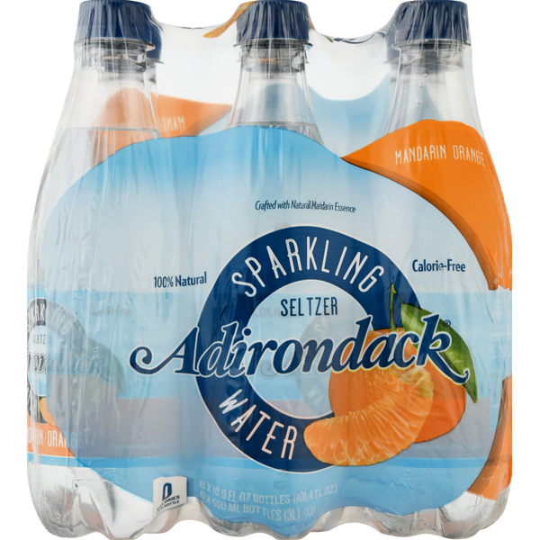 Adirondack Sparkling Water, Mandarin Orange (6 each) - Instacart