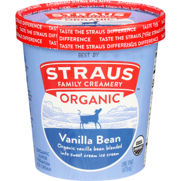 Straus Family Creamery Organic Vanilla Bean Same-Day Delivery or Pickup ...