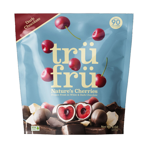 Tru Fru Frozen Cherries in White & Dark Chocolate Same-Day Delivery or ...