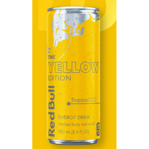 Red Bull Yellow Edition Tropical Energy Drink Delivery or Pickup ...