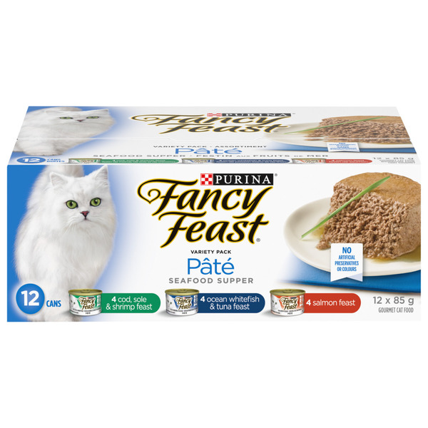 Walmart Fancy Feast Pâté Seafood Supper Variety Pack Same-Day Delivery ...