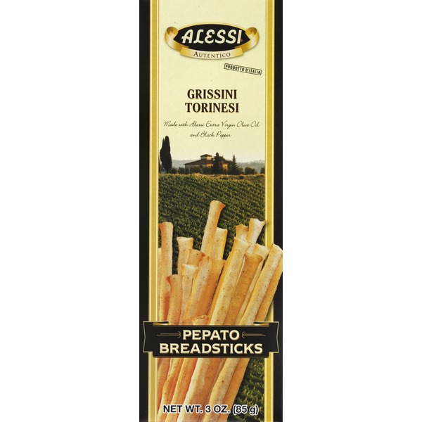 Alessi Breadsticks, Pepato (3 oz) - Instacart